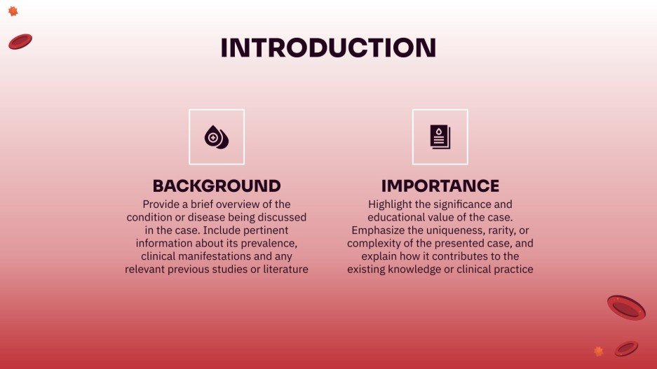 Low Level White Blood Cells Case Report | Google Slides