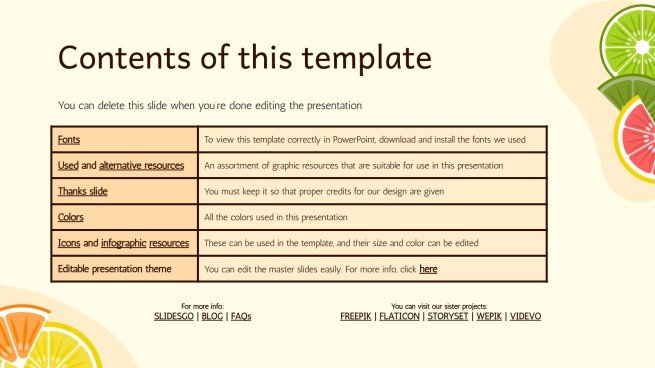All About Citrus Fruits | Google Slides and PowerPoint