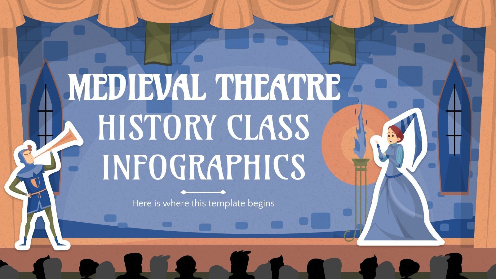 Plantillas de temática medieval para Google Slides y PowerPoint