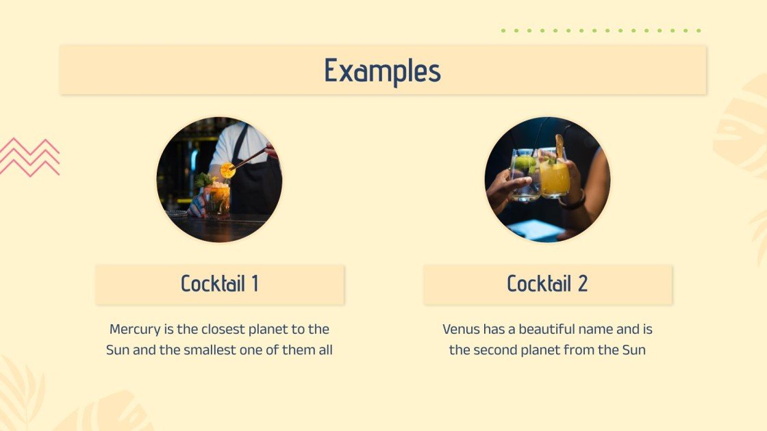 Citrus Cocktails Workshop | Google Slides & PowerPoint
