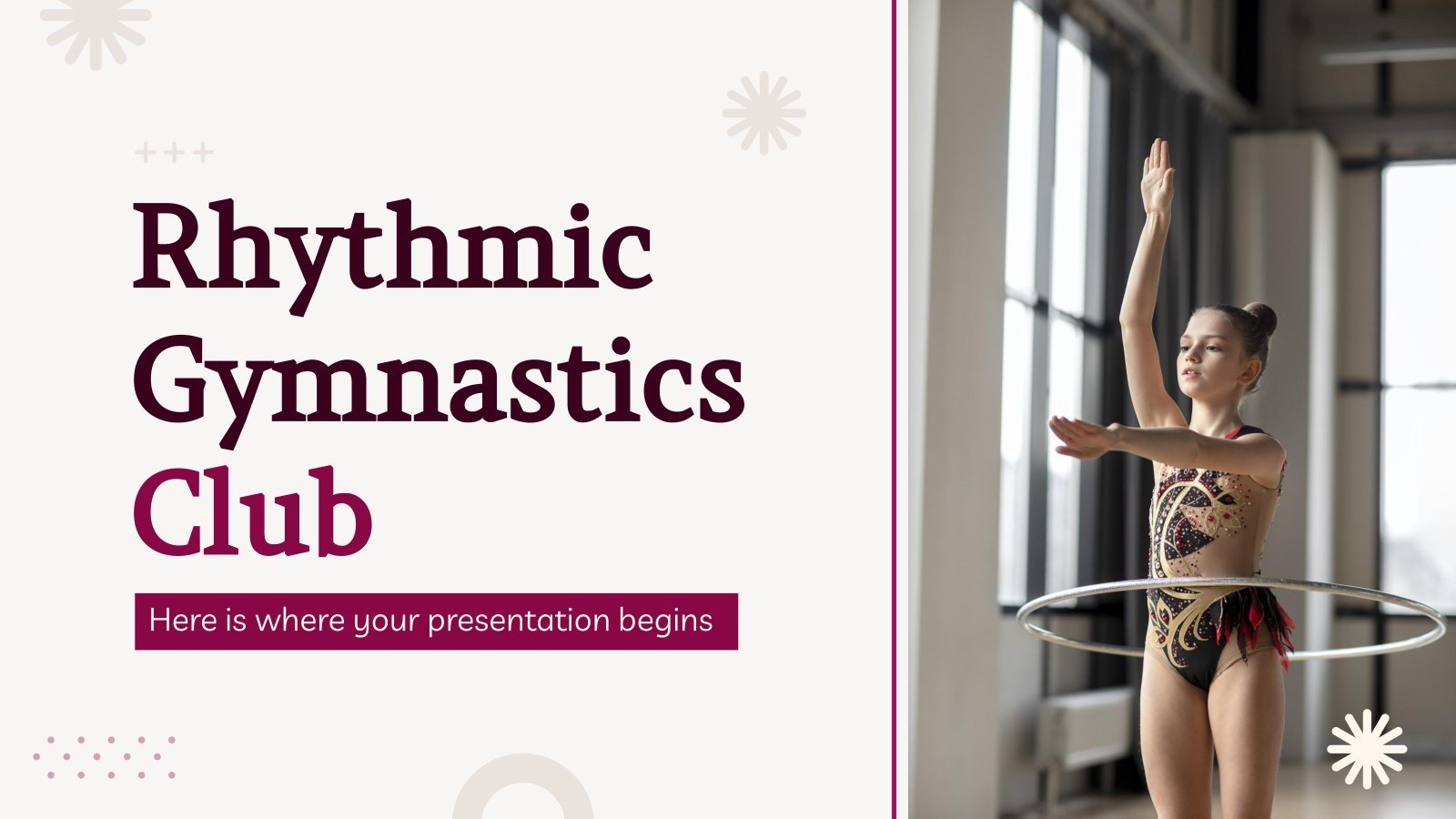 Rhythmic Gymnastics Club | Google Slides & PowerPoint