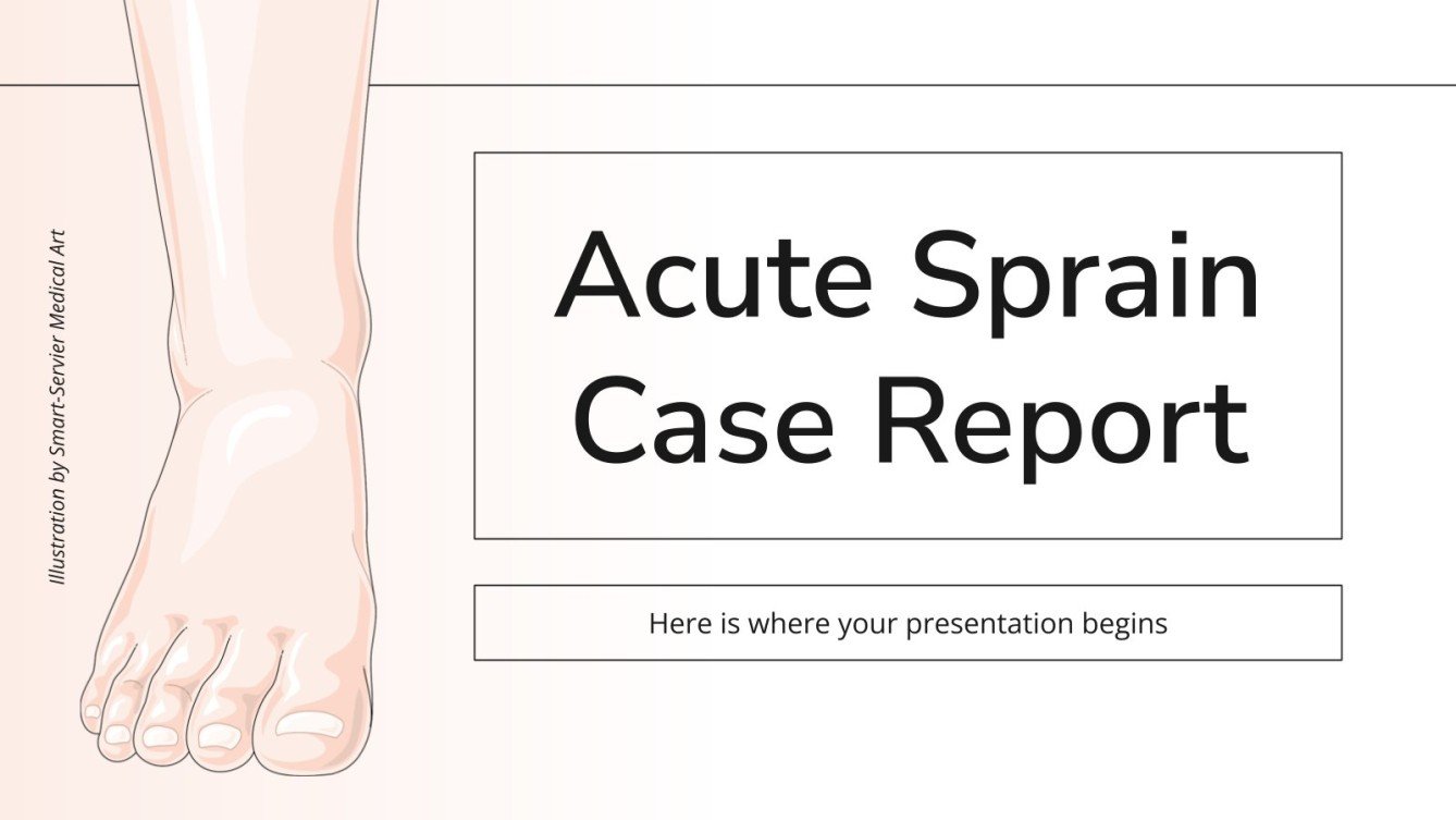 Acute Sprain Case Report | Google Slides & PowerPoint