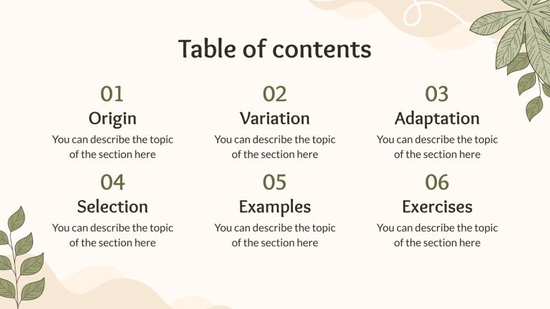 Biology: Darwin's Theory of Natural Selection