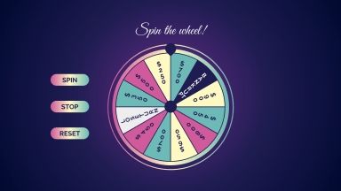 Wheel of Big Fun Google Slides theme & PowerPoint template
