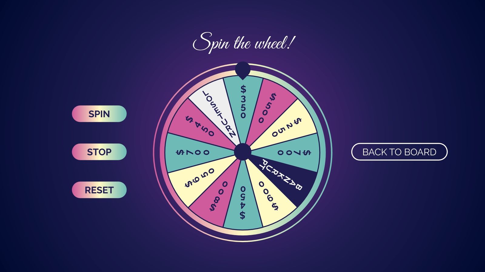 Wheel of Big Fun Google Slides theme & PowerPoint template