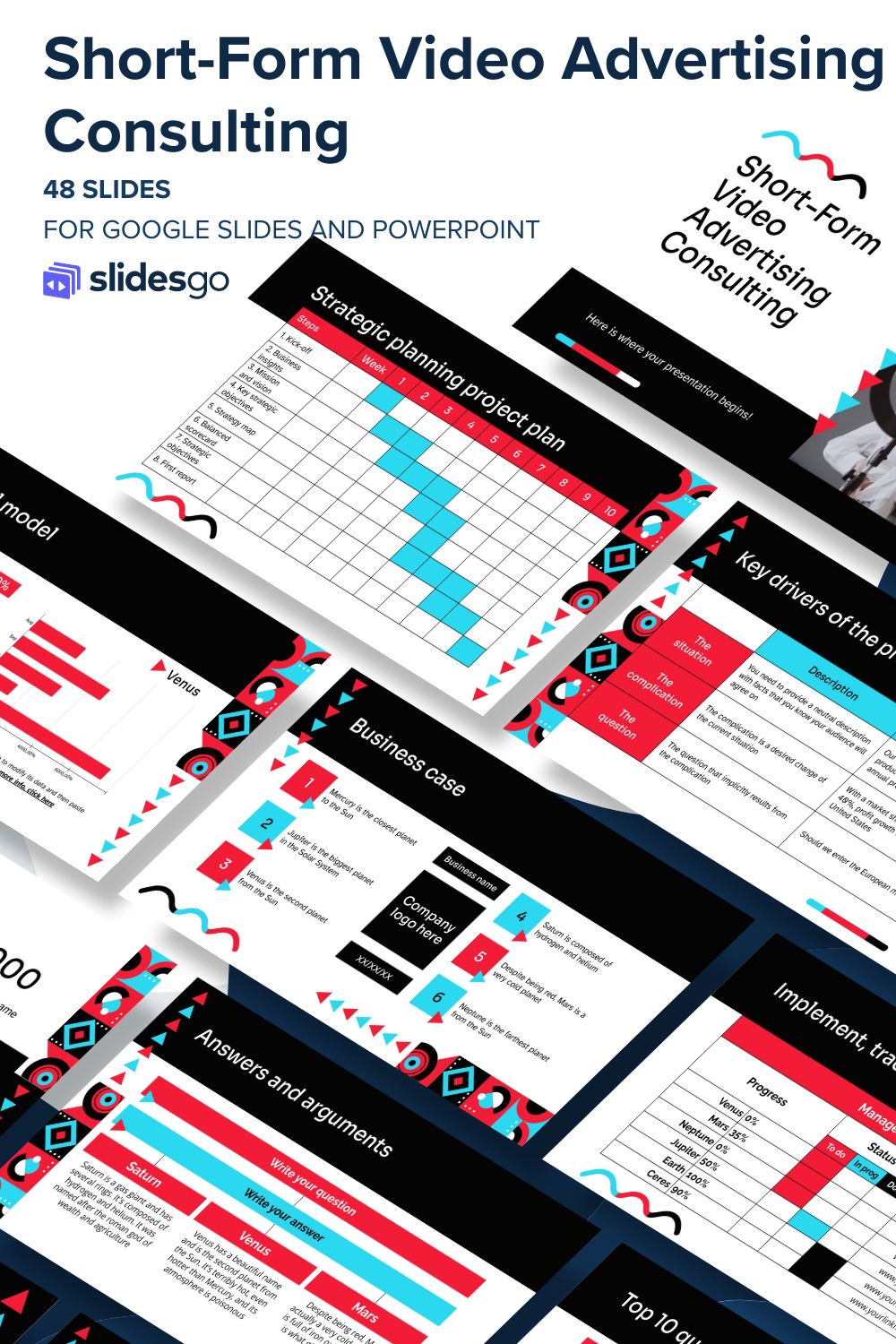 Short-Form Video Advertising Consulting | Google Slides