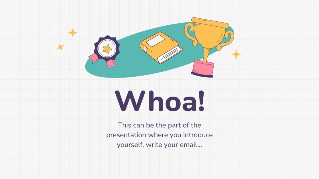 Graph Paper Doodle Notebook | Google Slides & PPT