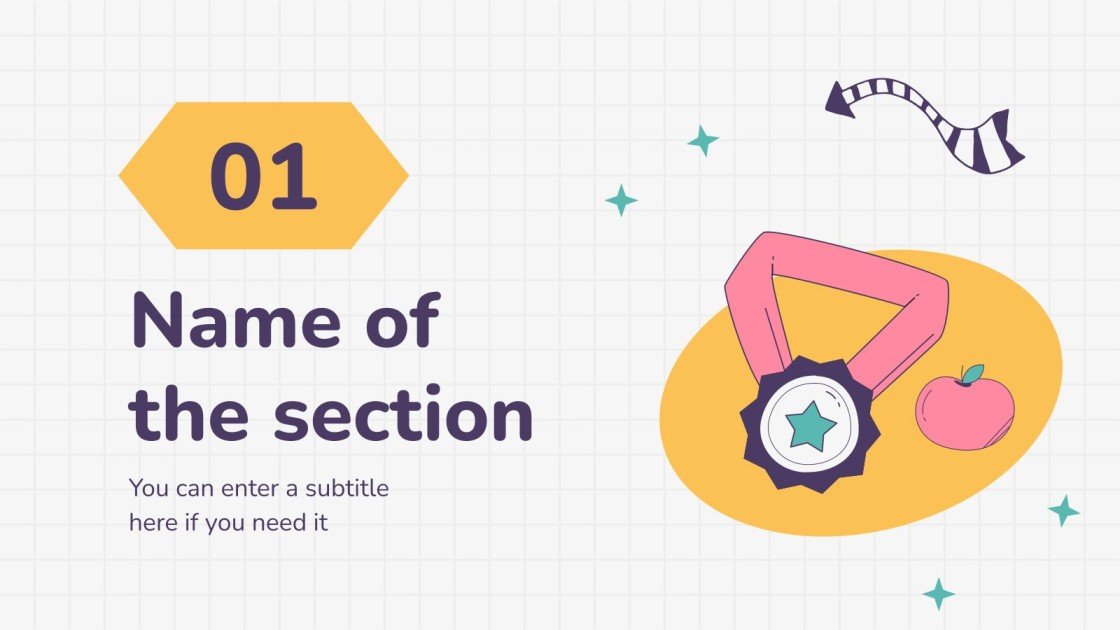 Graph Paper Doodle Notebook | Google Slides & PPT