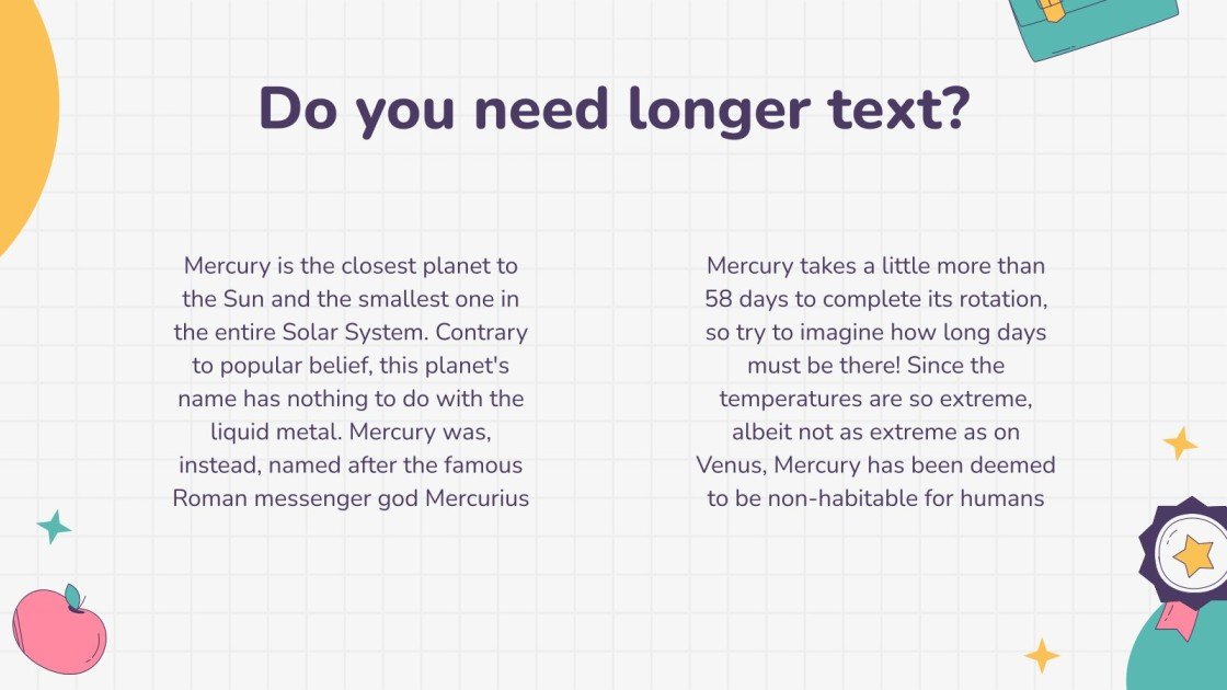 Graph Paper Doodle Notebook | Google Slides & PPT