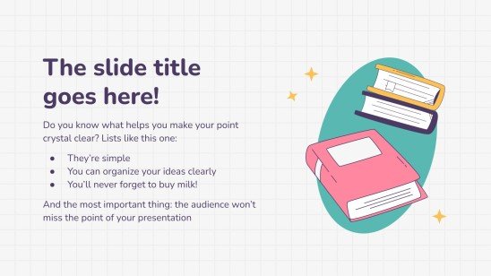 Graph Paper Doodle Notebook | Google Slides & PPT