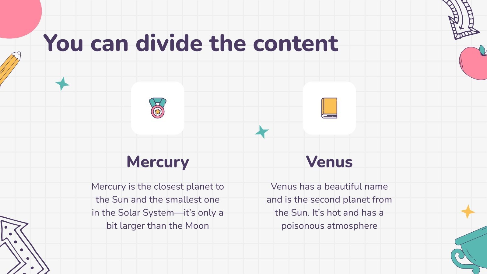 Graph Paper Doodle Notebook | Google Slides & PPT