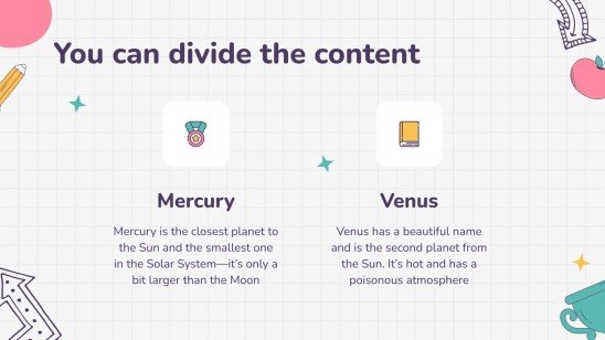 Graph Paper Doodle Notebook | Google Slides & PPT