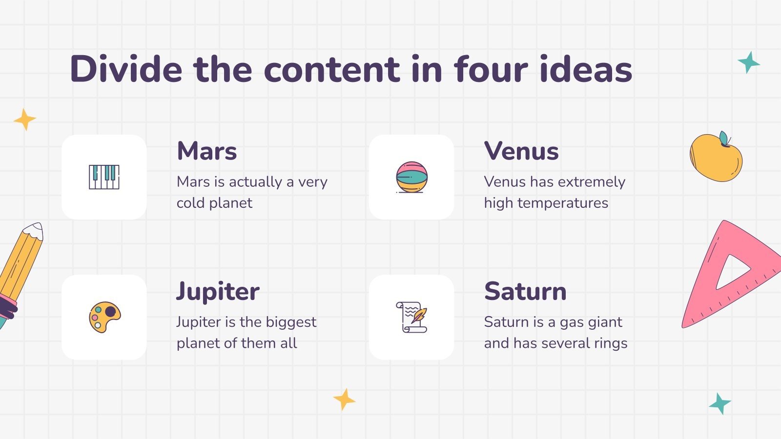 Graph Paper Doodle Notebook | Google Slides & PPT