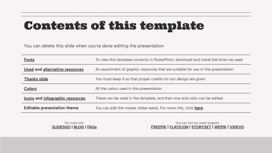 Minimal Vintage Style - Marketing Basic Template