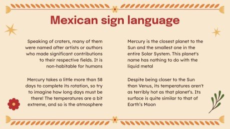 Mexican Sign Language (MSL) | Google Slides & PowerPoint