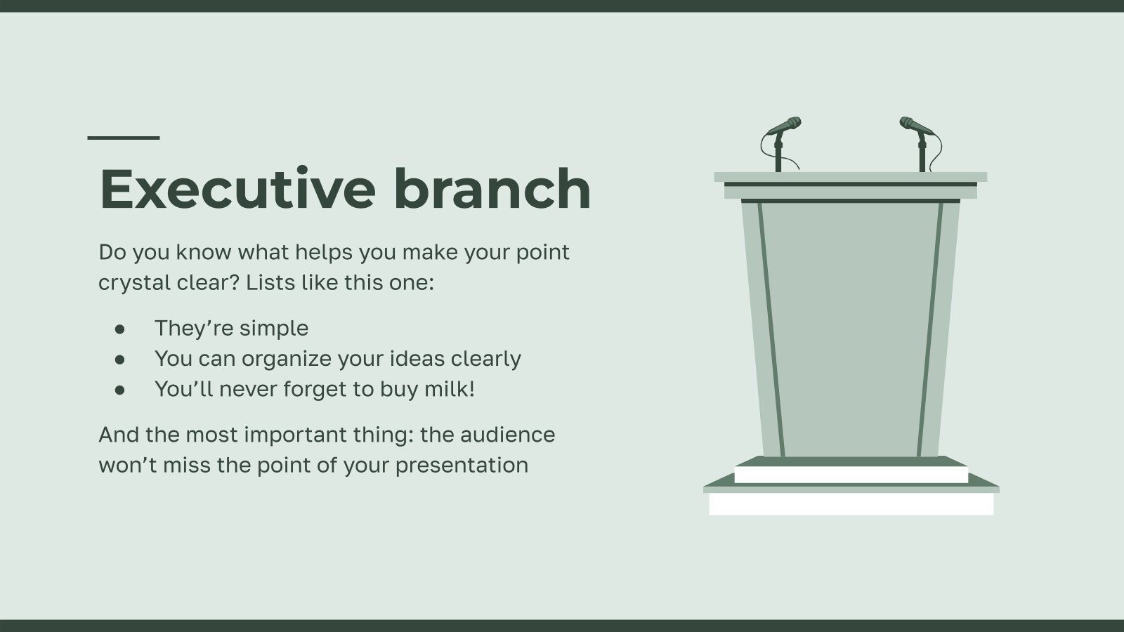 Executive Branch: Evolution and Duties | Google Slides & PPT