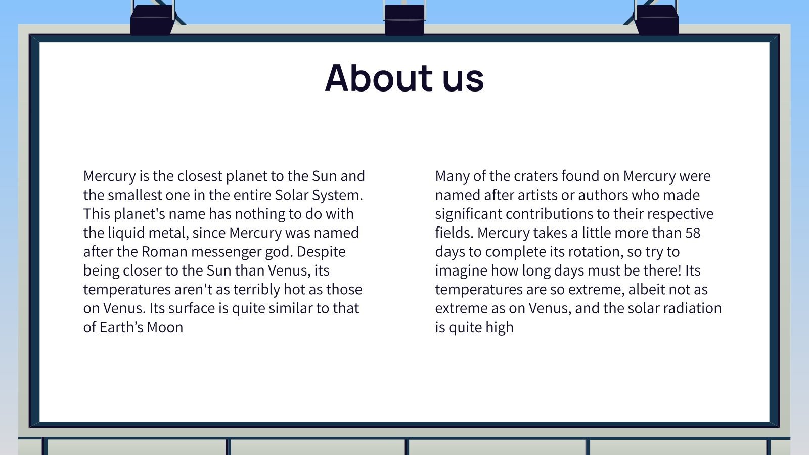 Billboard Theme | Google Slides & PowerPoint