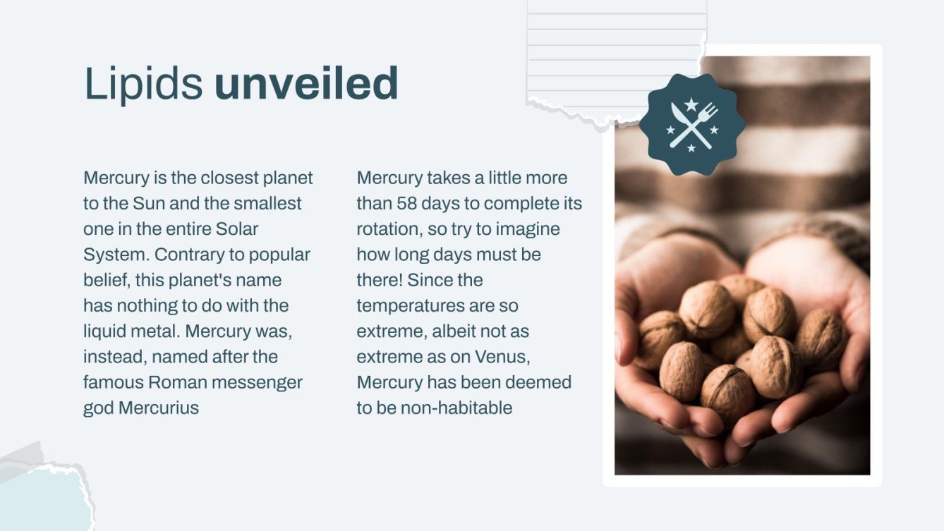 Science for Middle School: Lipids | Google Slides & PPT