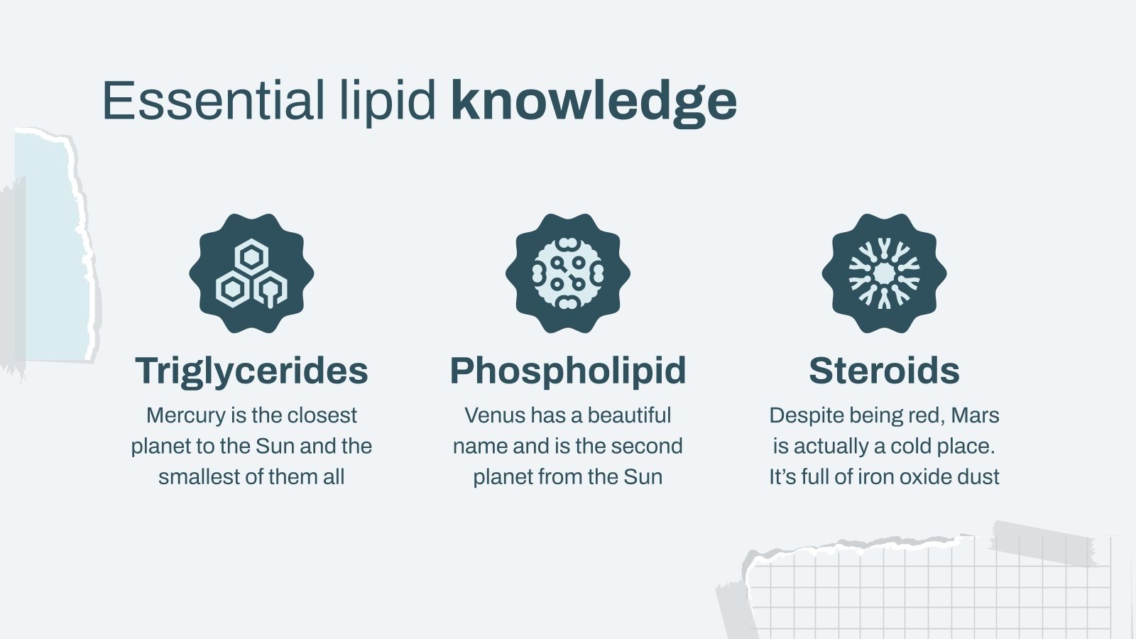 Science for Middle School: Lipids | Google Slides & PPT