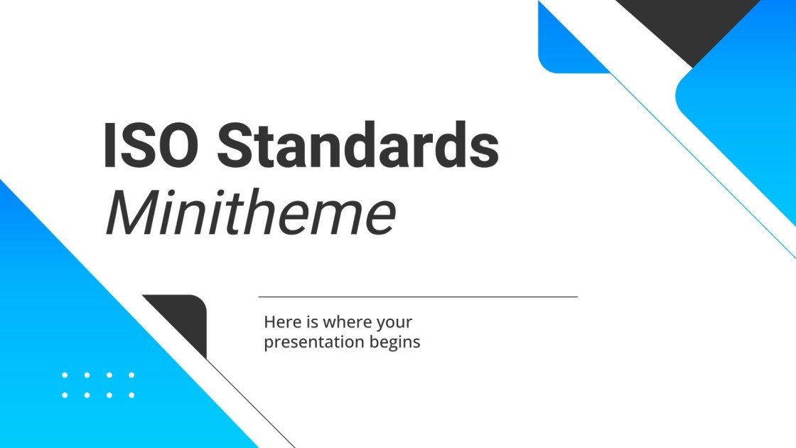 ISO Standards Minitheme | Google Slides & PPT