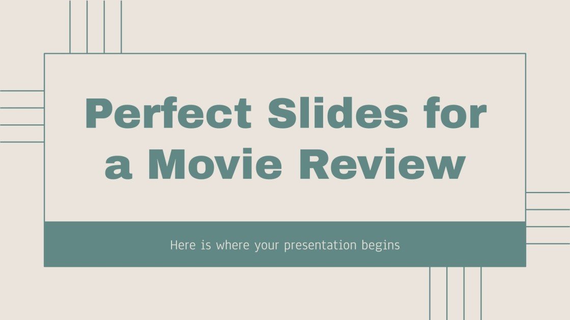 Perfect Slides for a Movie Review | Google Slides & PPT