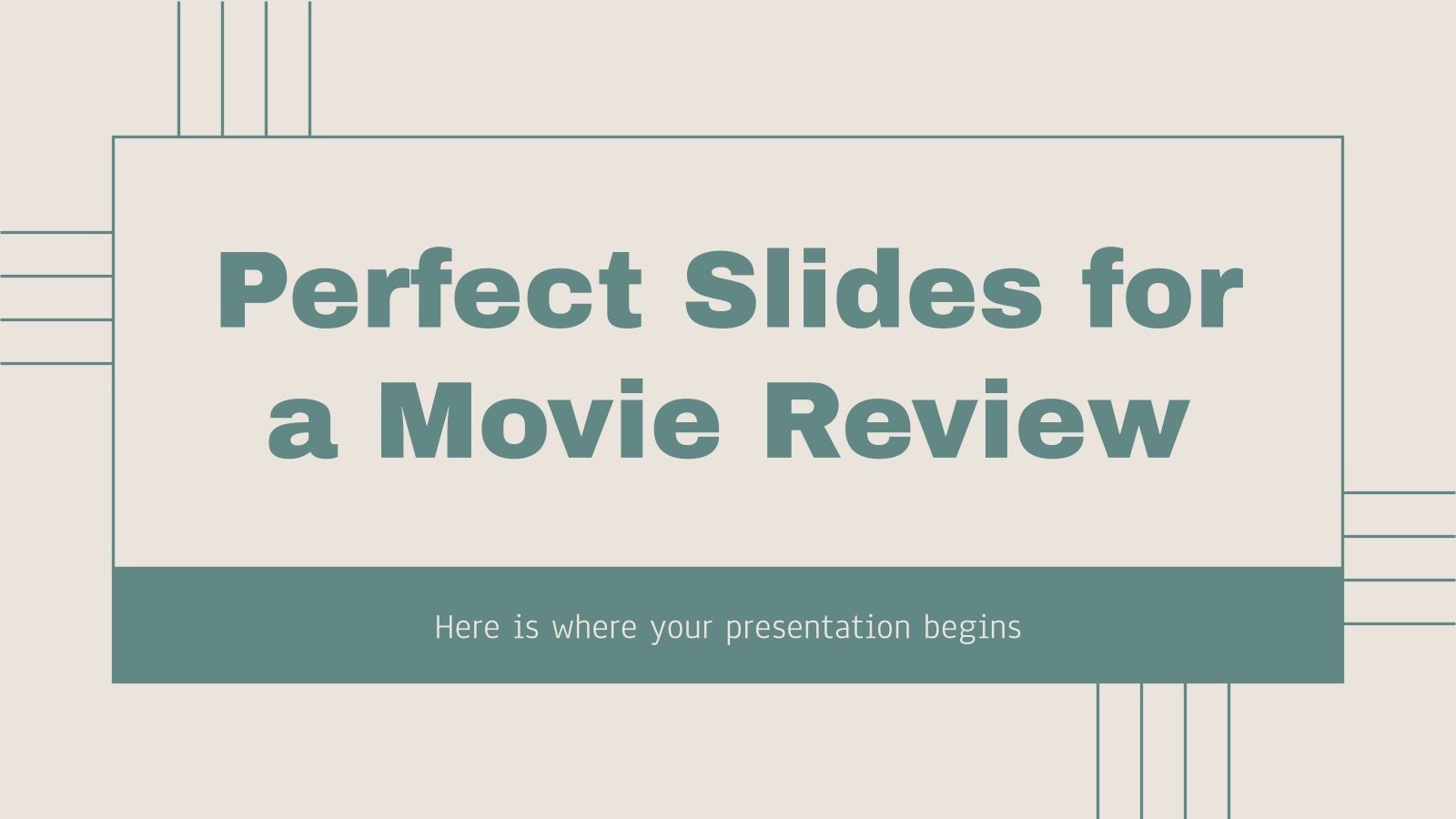 Perfect Slides for a Movie Review | Google Slides & PPT