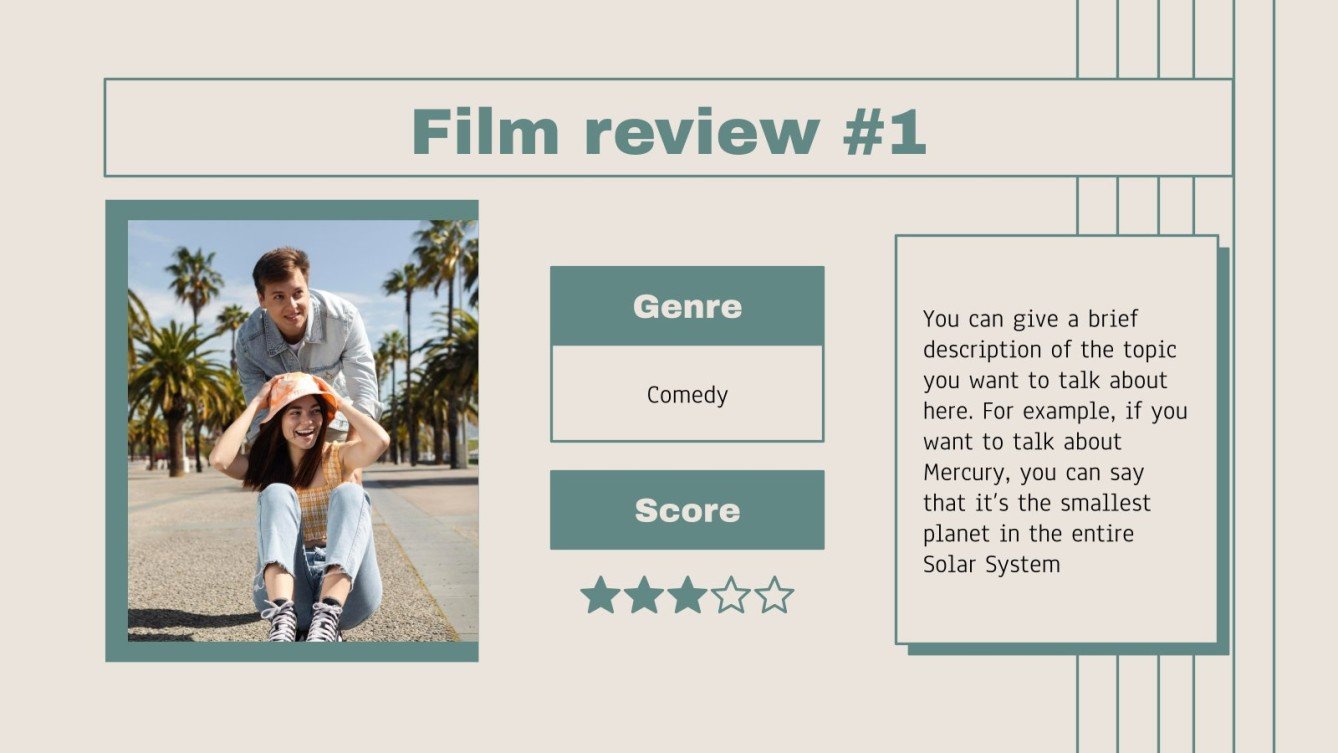 Perfect Slides for a Movie Review | Google Slides & PPT