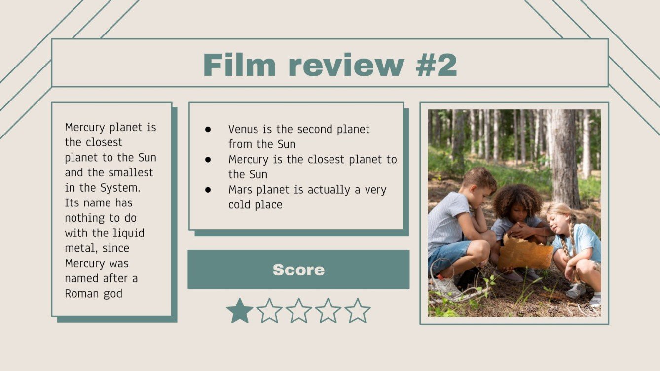 Perfect Slides for a Movie Review | Google Slides & PPT