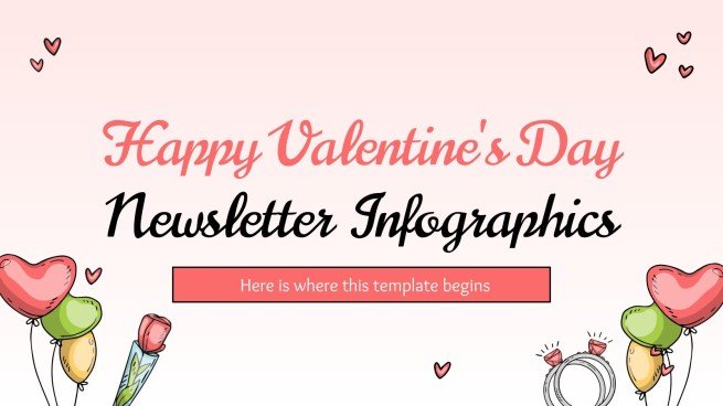 Happy Valentine's Day Newsletter Infographics
