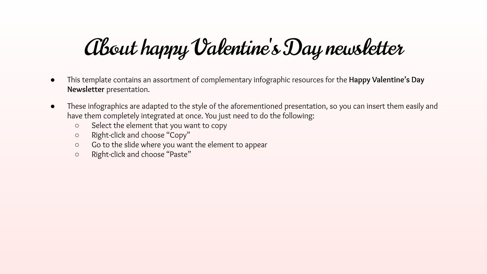 Happy Valentine's Day Newsletter Infographics