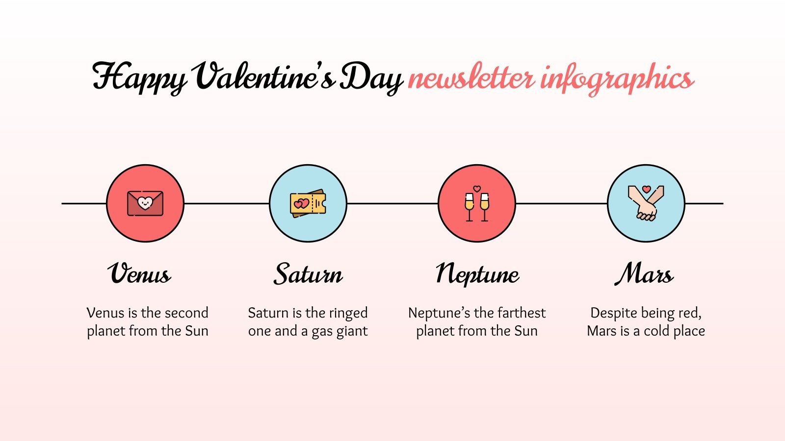 Happy Valentine's Day Newsletter Infographics