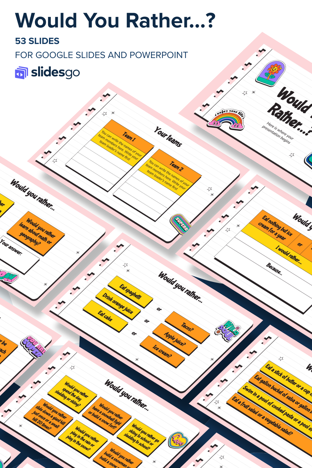 Would You Rather...? | Google Slides and PowerPoint