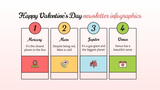 Happy Valentine's Day Newsletter Infographics