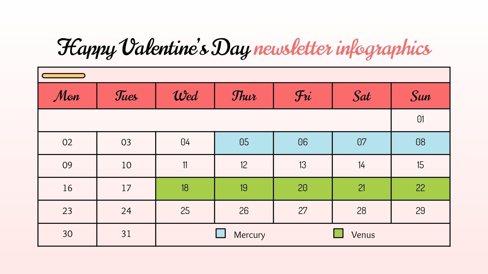 Happy Valentine's Day Newsletter Infographics