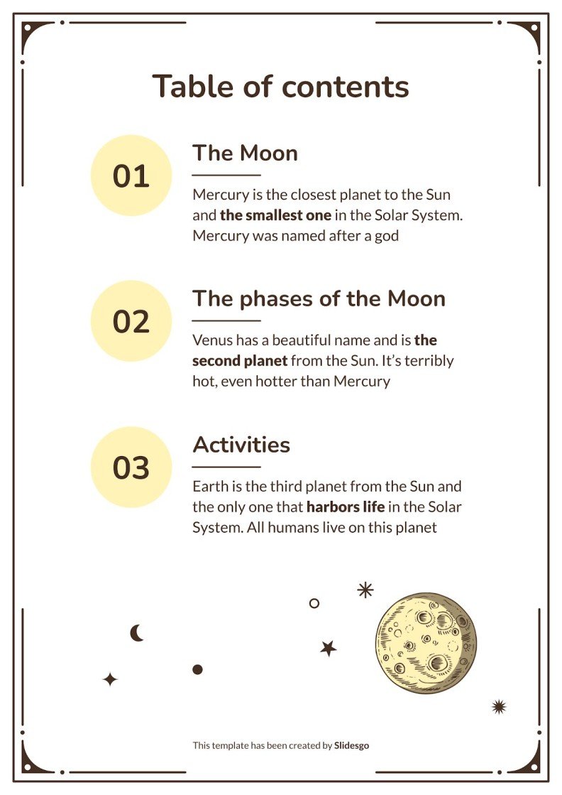 Moon Phases Activities for Middle School | Google Slides