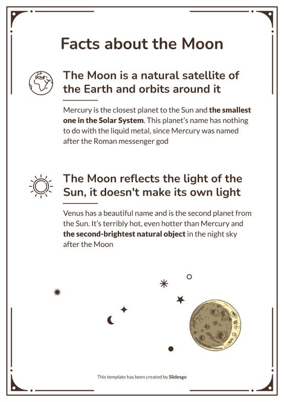 Moon Phases Activities for Middle School | Google Slides