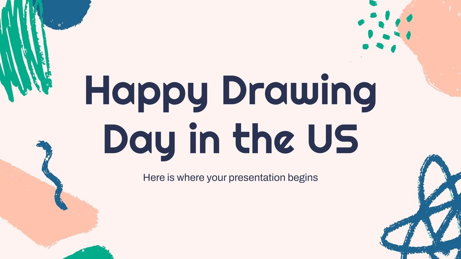 Happy Drawing Day in the US | Google Slides and PowerPoint