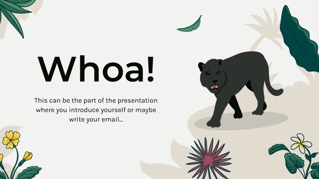 Black Panther Natural Habitat | Google Slides & PPT