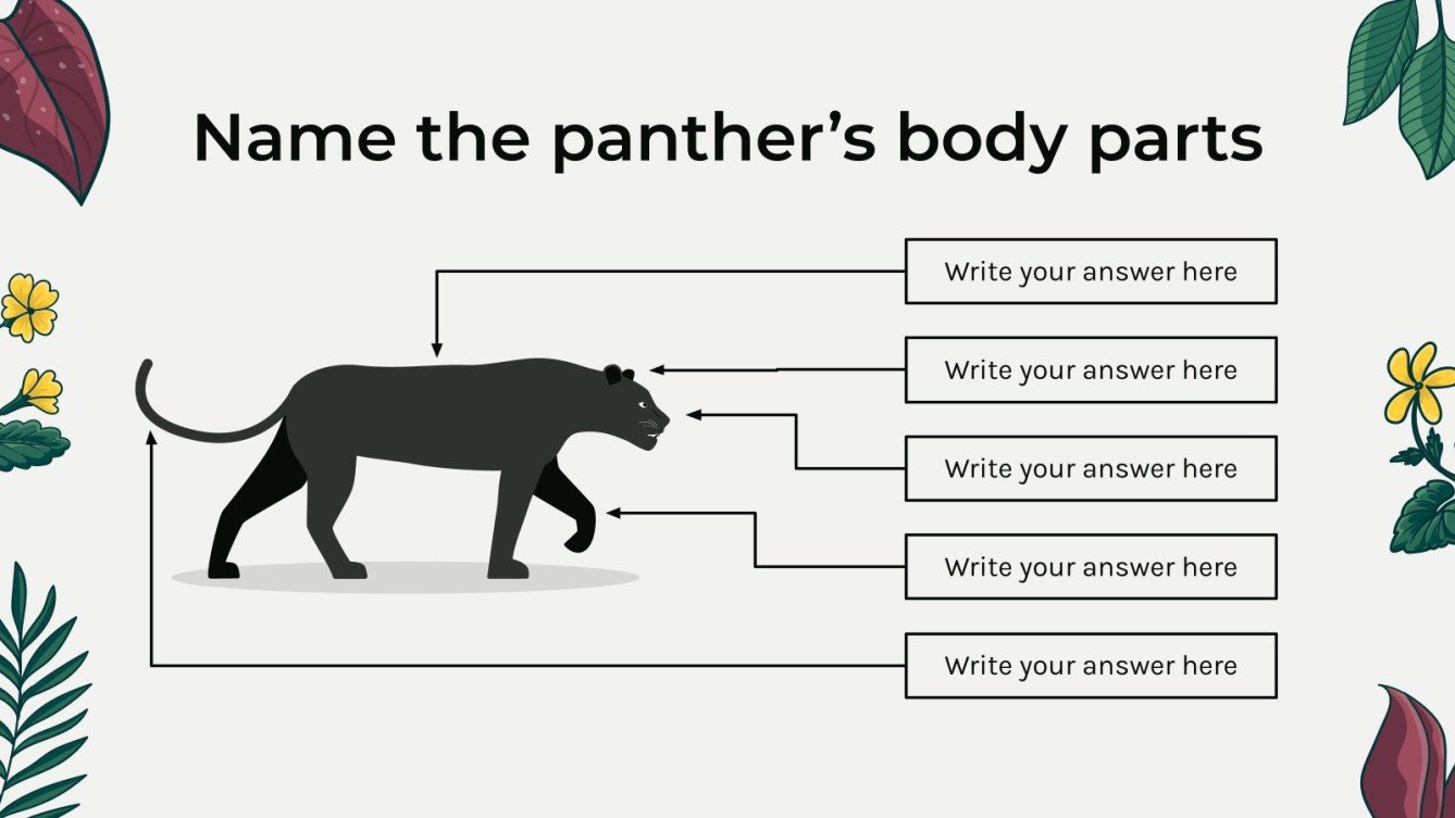 Black Panther Natural Habitat | Google Slides & PPT