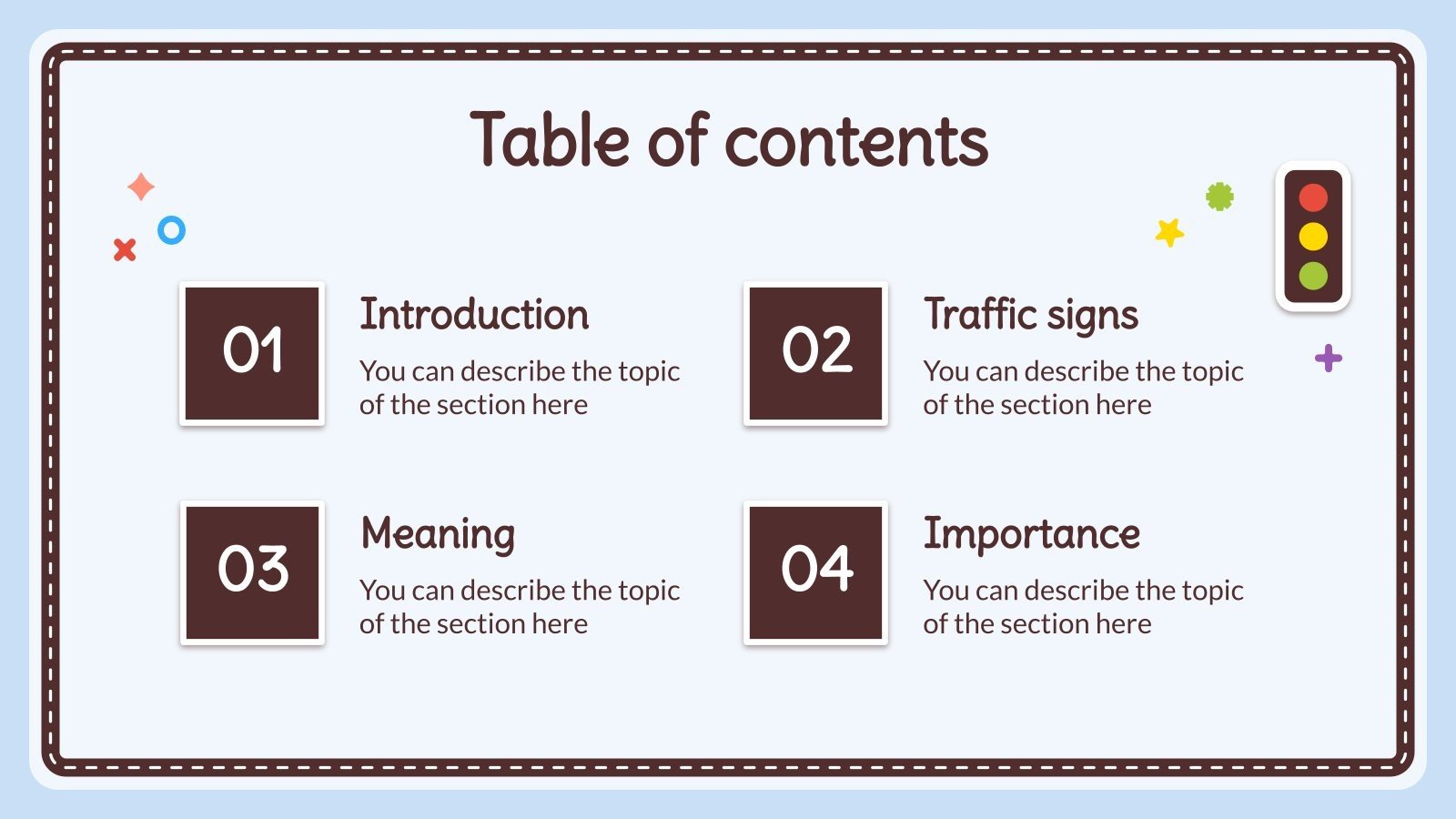 Traffic Signs | Google Slides & PowerPoint