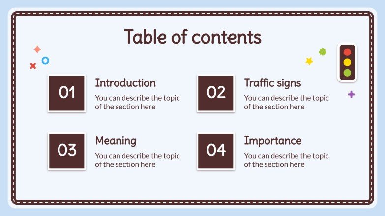 Traffic Signs | Google Slides & PowerPoint