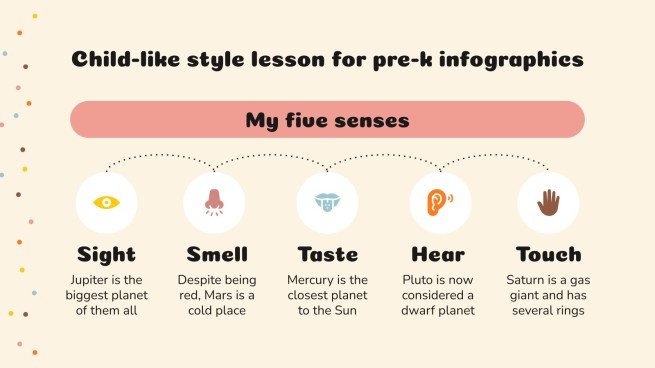 Child-like Style Lesson for Pre-K Infographics