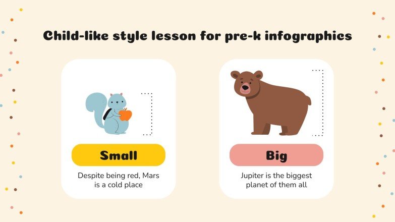 Child-like Style Lesson for Pre-K Infographics