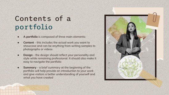 Collage Designer Portfolio | Google Slides & PPT