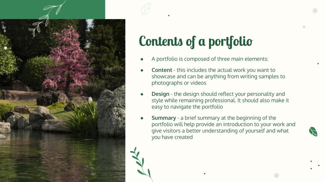 Landscaping Portfolio | Google Slides and PowerPoint