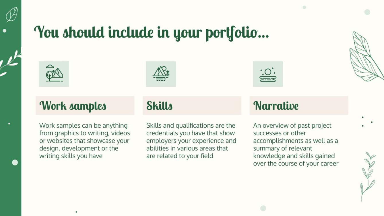 Landscaping Portfolio | Google Slides and PowerPoint