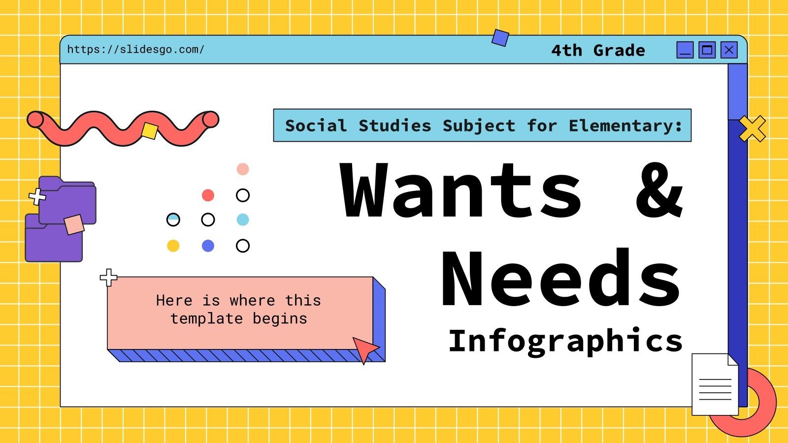 Social Studies for Elementary: Wants & Needs Infographics
