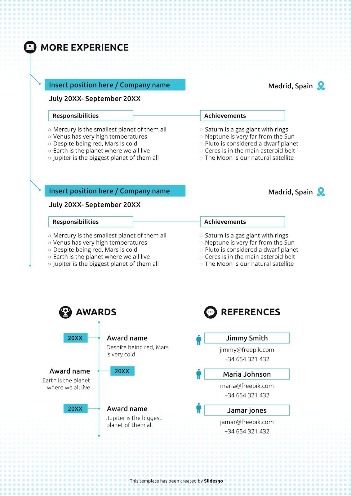Computer Systems Engineer CV | Google Slides & PowerPoint