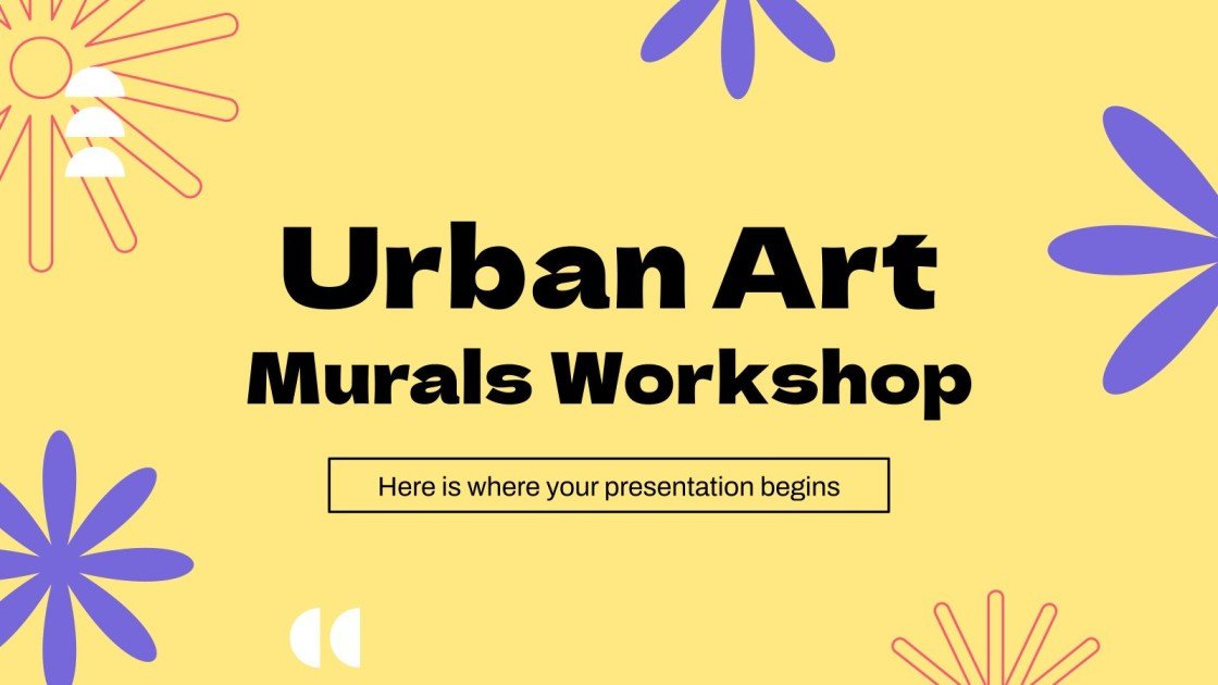 Urban Art Murals Workshop | Google Slides & PowerPoint
