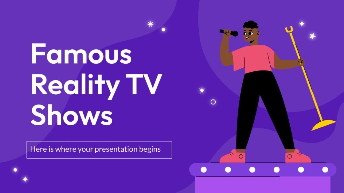 Famous Reality TV Shows | Google Slides & PowerPoint